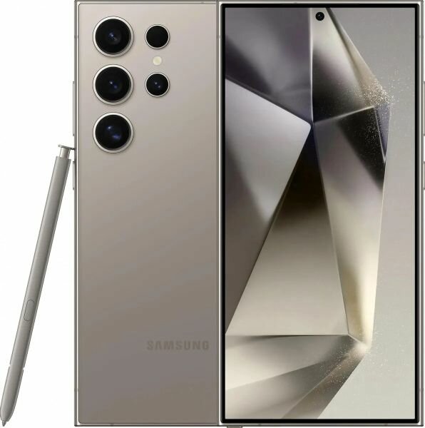 Смартфон Samsung Galaxy S24 Ultra 12/512GB Titanium Gray (Титановый Серый)