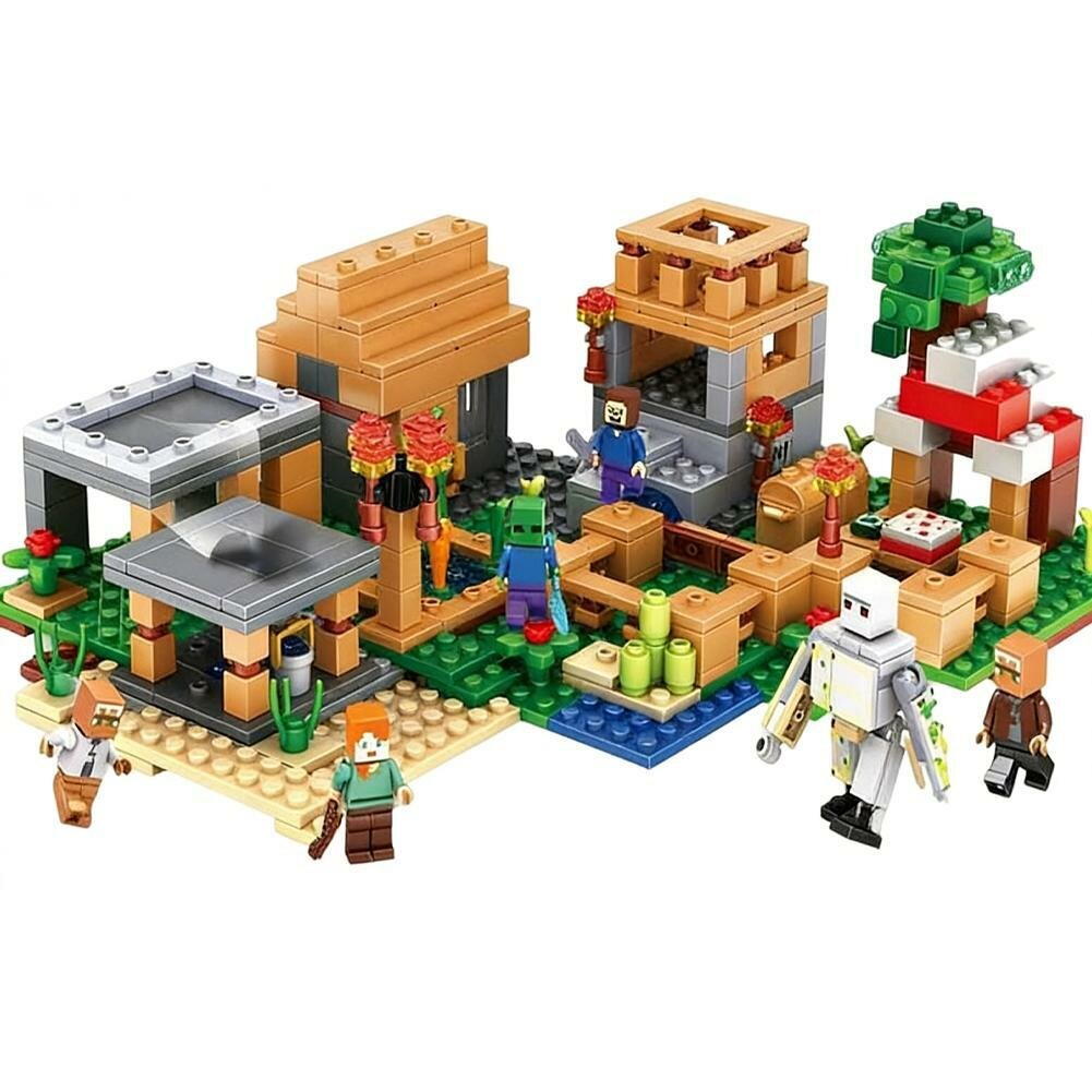 Игровой набор Домик на дереве Minecraft подарок для мальчиков и развивающая игрушка для детей.