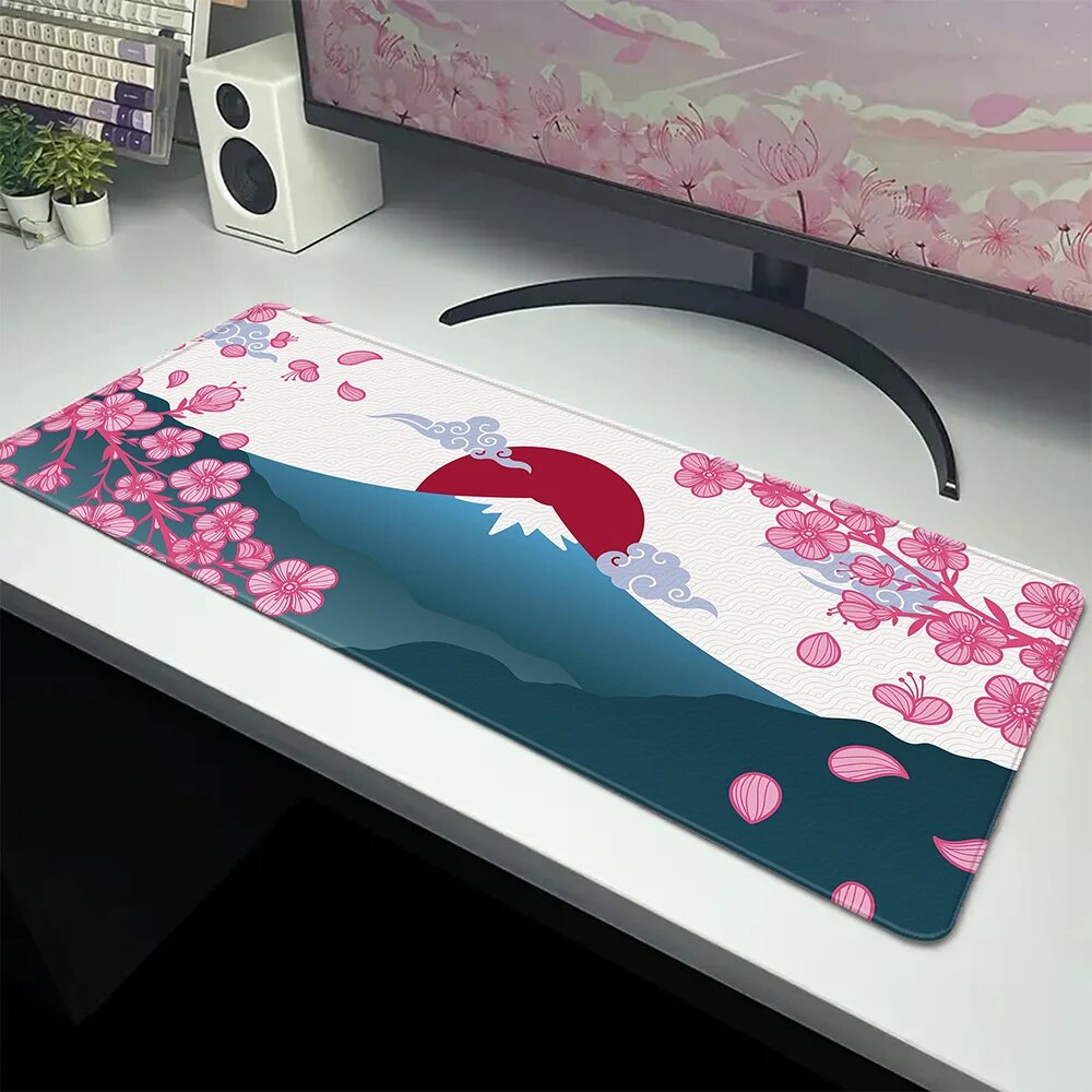 Kapalewaii зеленый игровой коврик для мыши XXL 1000x500x3mm, Sakura LY008889 (55)