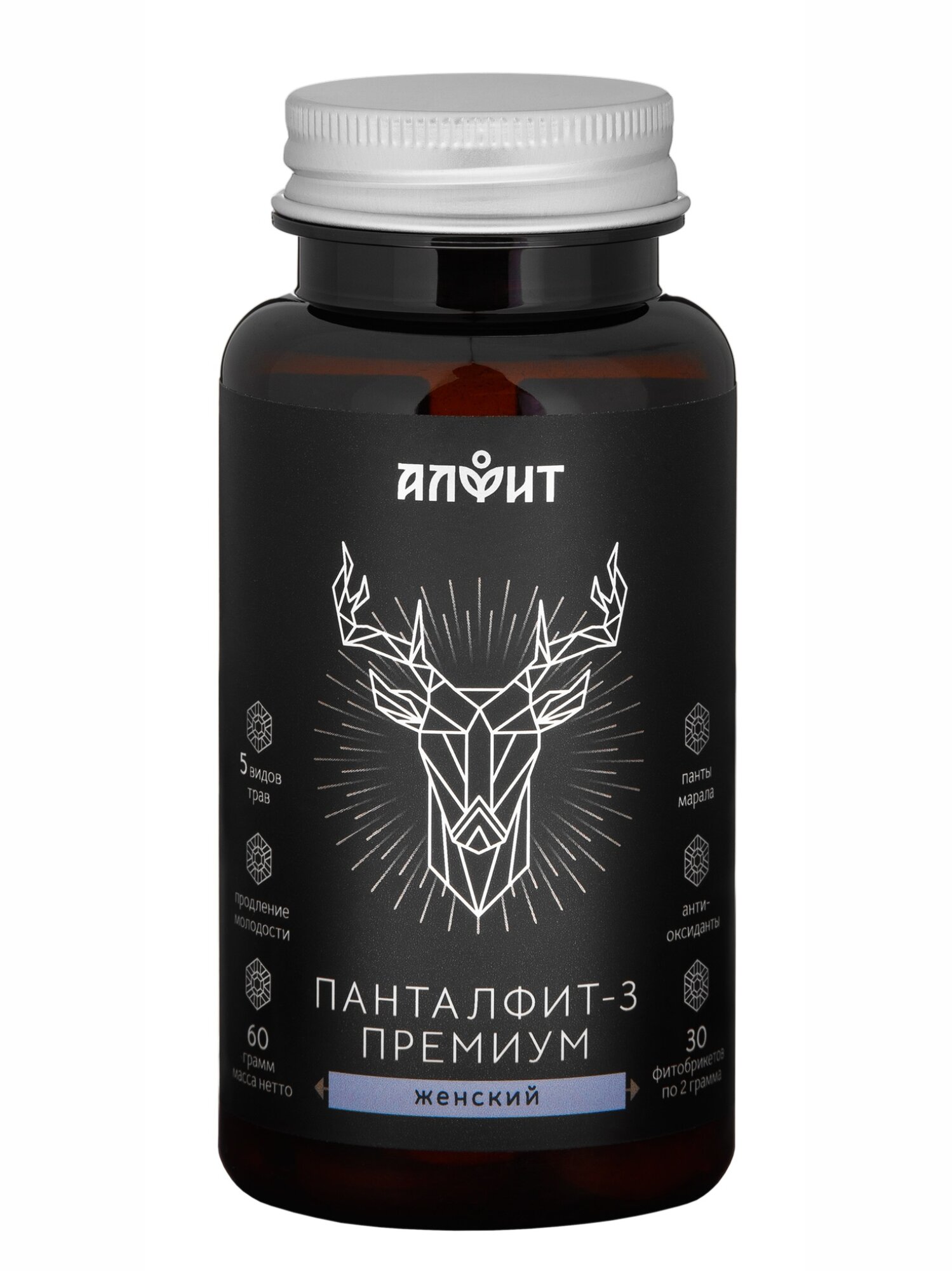 Женский Панталфит-3 Премиум от бренда "Алфит", 30 брикетов по 2 грамма