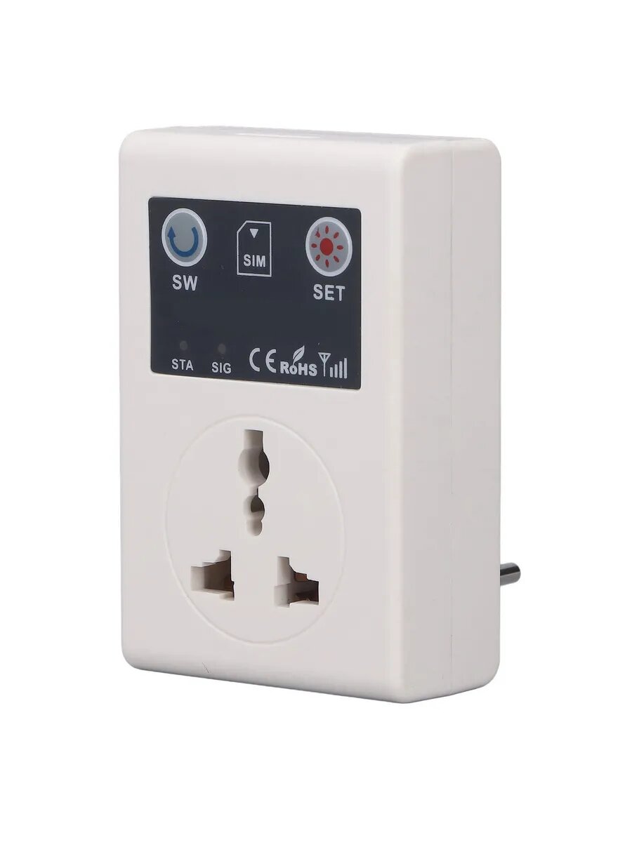 Умная розетка 10А, беспроводная розетка питания для