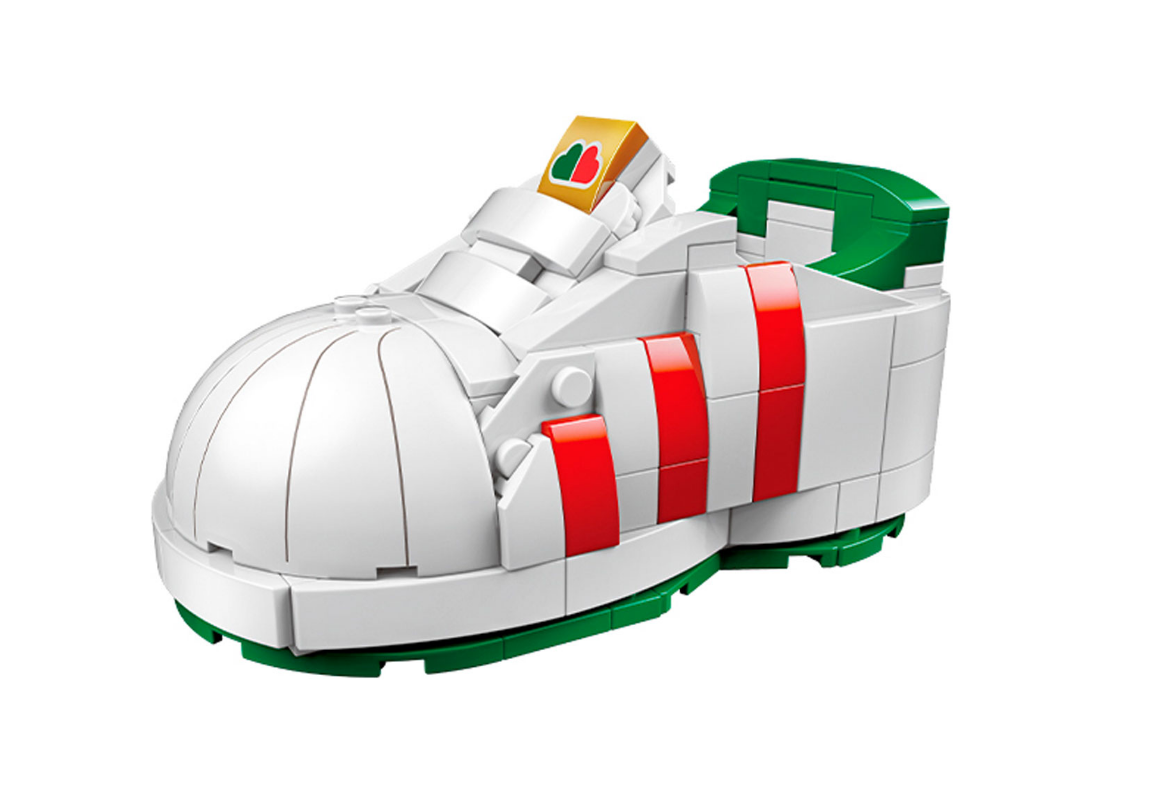 Конструктор JAKI Кроссовки белые, карандашница органайзер, 173 деталей - JK8201