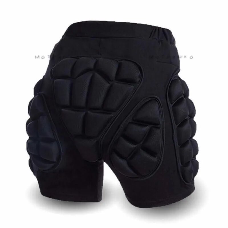 Защитные шорты для горных лыж и сноуборда защитные ШОРТЫ_K, XS, черные, EVA, для взрослых и детей