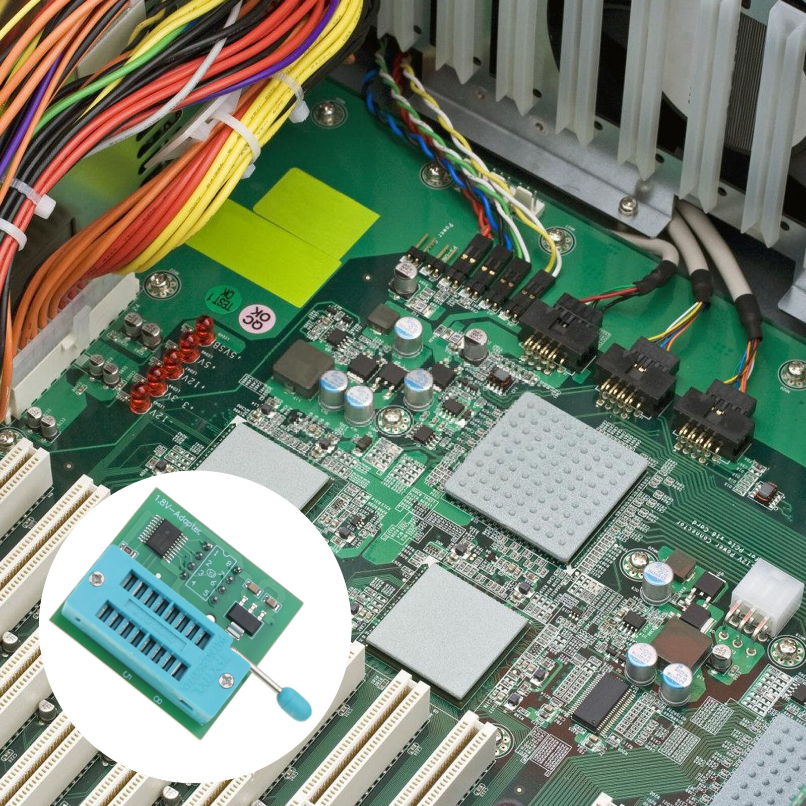 USB -программист Set для EEPROM Flash Bios с тестовым зажимом и адаптером SOP8 SOIC8 — фото 1