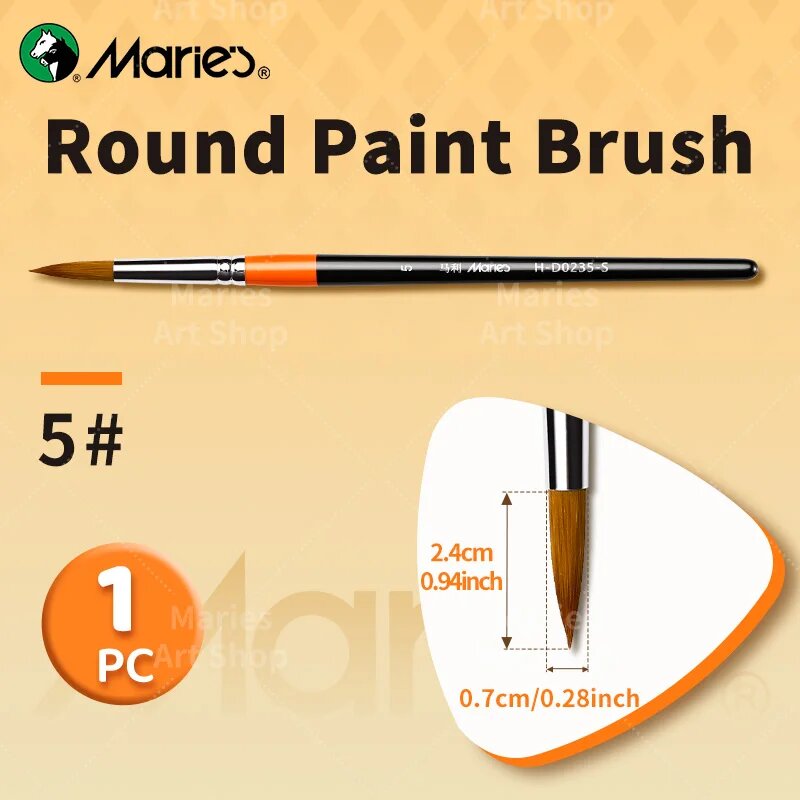 Кисть Marie's Round Paint Brush 5#
