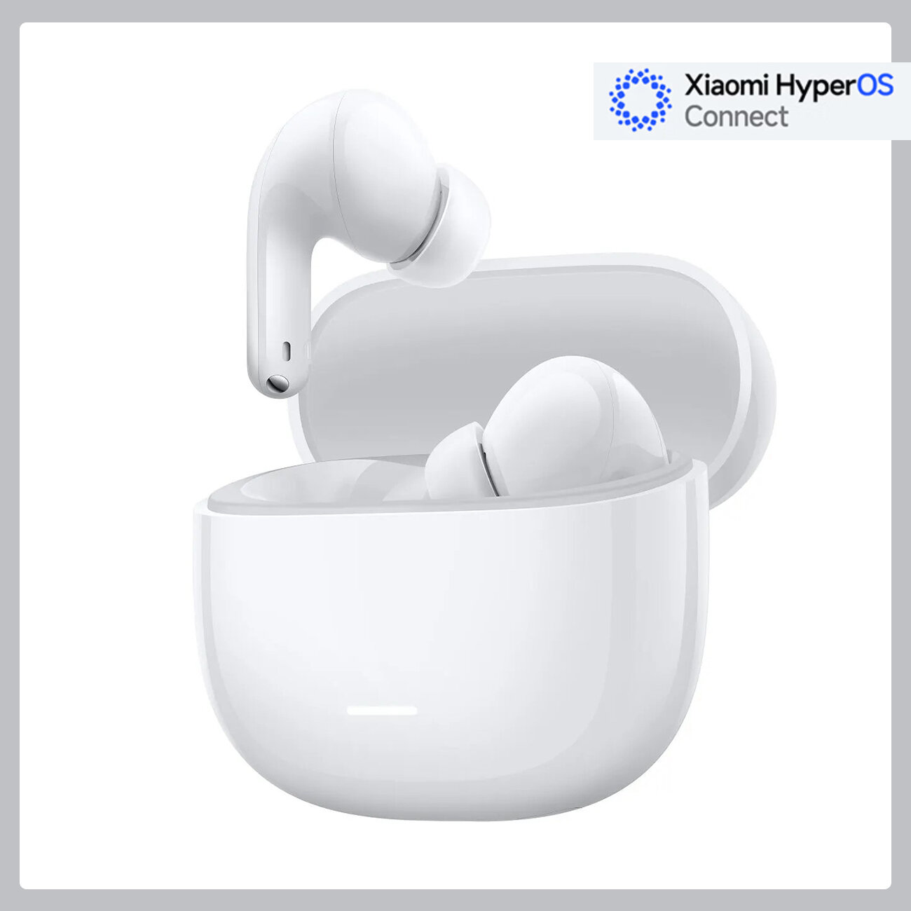 Redmi Наушники беспроводные с микрофоном REDMI Buds 8（Версия для молодежи） -белый，Bluetooth（USB Type-C）