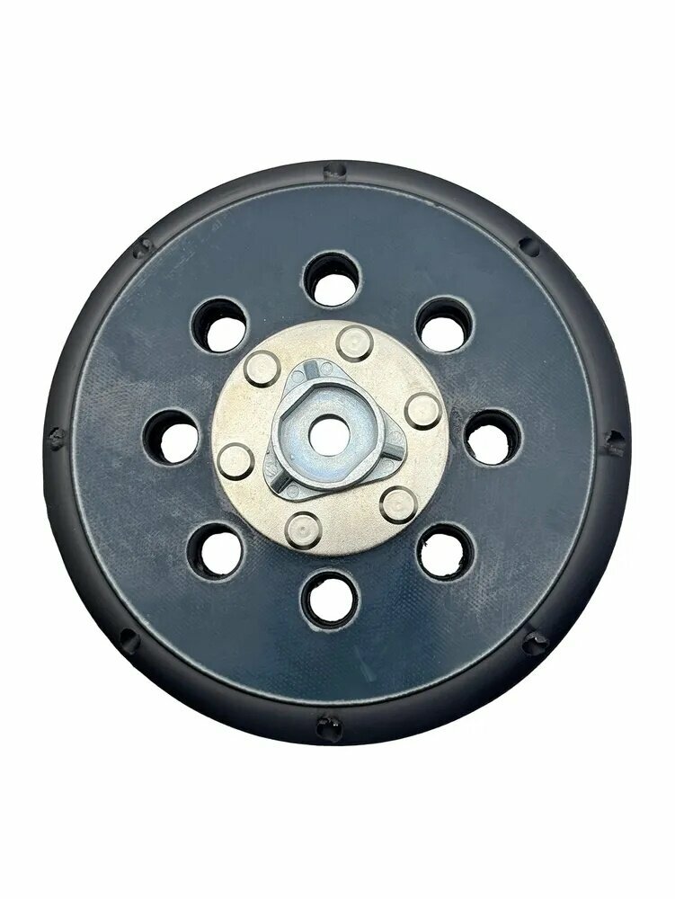 Диск подошва для шлифмашинок 125 мм с липучкой 8 отверстий