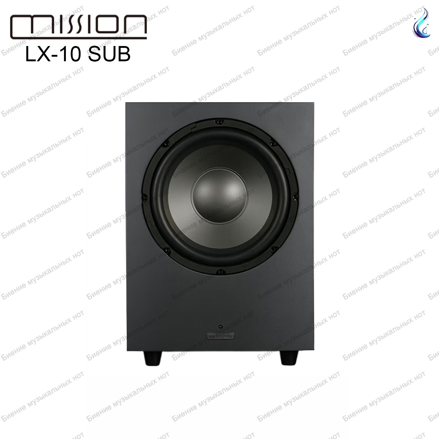 Mission LX-10 SUB Black Активный сабвуфер Пиковая мощность 350 Вт Домашний кинотеатр