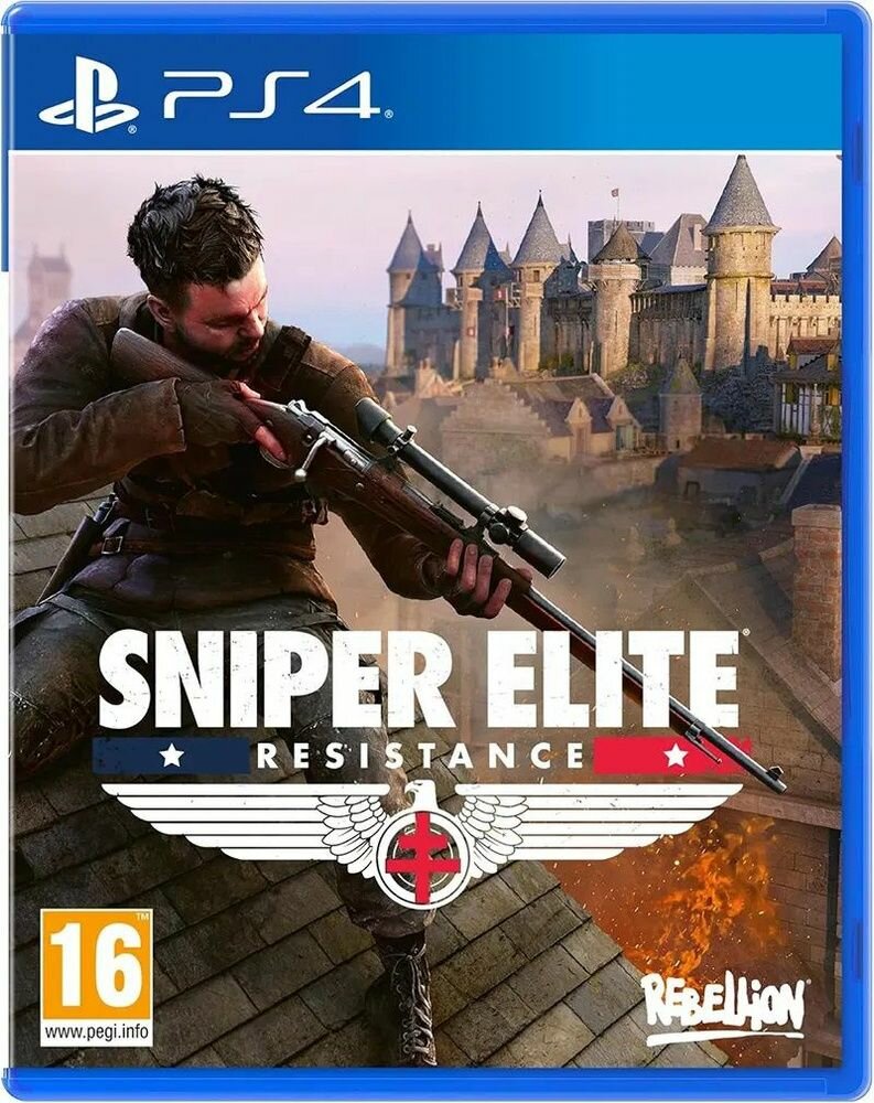 Диск Sniper Elite Resistance игра для PS4 (русские субтитры)