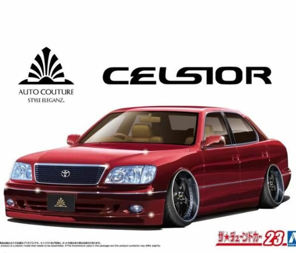 AOSHIMA 20078 1/24 Тойота Селли Западная Европа UCF21 Celsior '97 Пластиковая модель автомобиля
