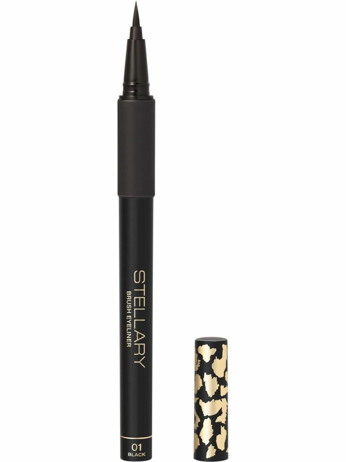 Stellary Подводка для глаз Тон 01 Черный Wild Eyeliner Black жидкая с аппликатором кистью