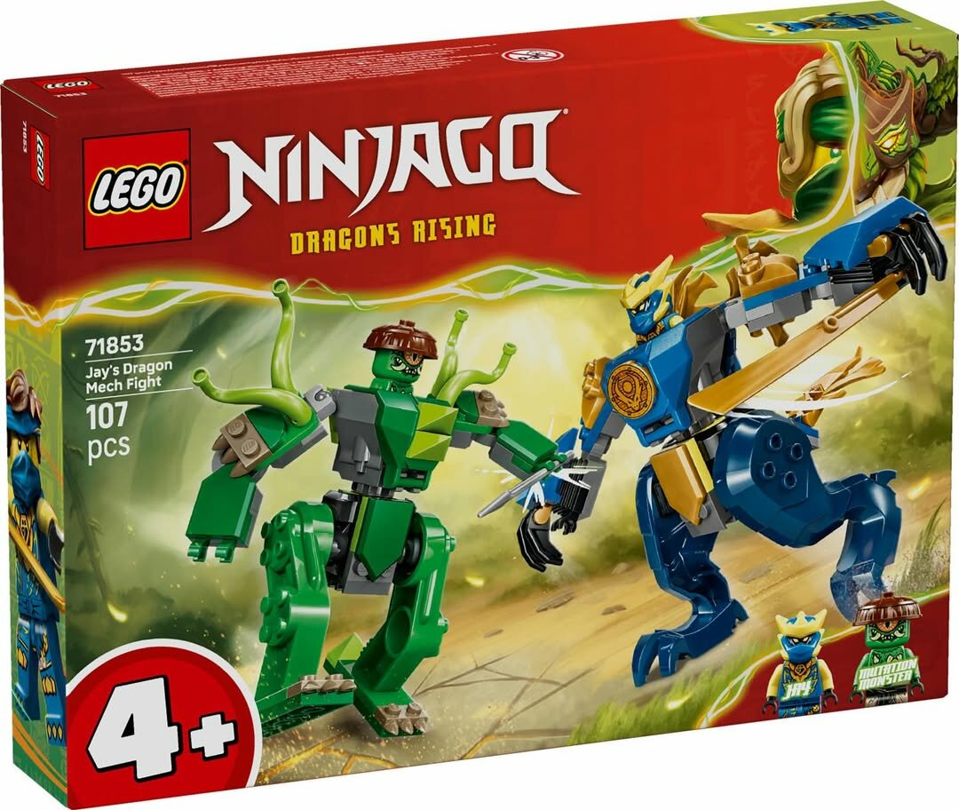 Конструктор LEGO NINJAGO 71853 Битва драконов Джея Ниндзяго, 107 эл.