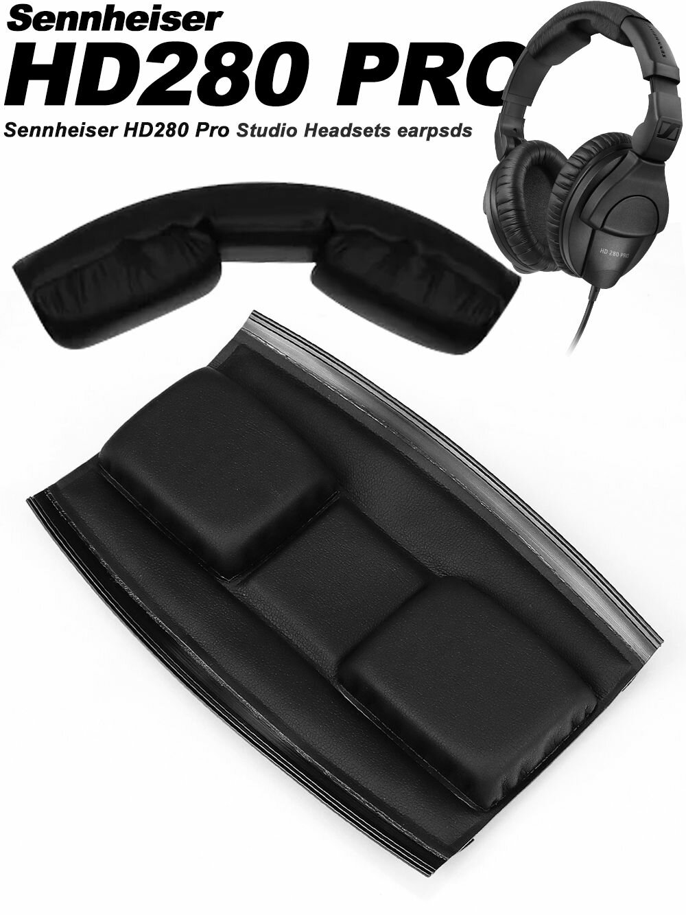Амбушюры Sennheiser HD280 Pro для наушников повязки Кожаная повязка на голову