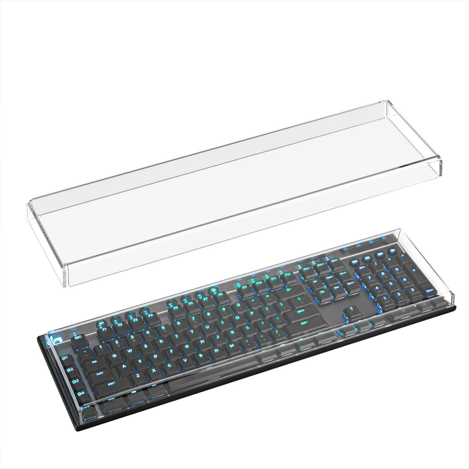 Пылезащитная прозрачная крышка Geekria для клавиатур Logitech G915, G815 LIGHTSPEED RGB