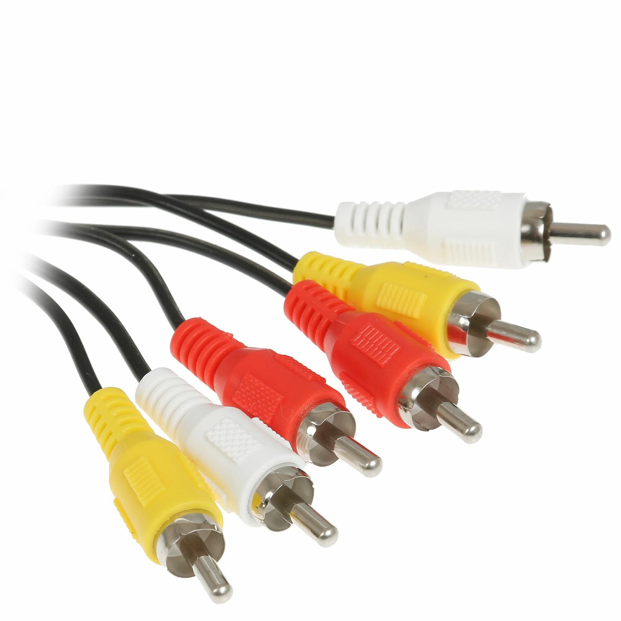 Кабель Aceline 3RCA - 3RCA 2 м черный