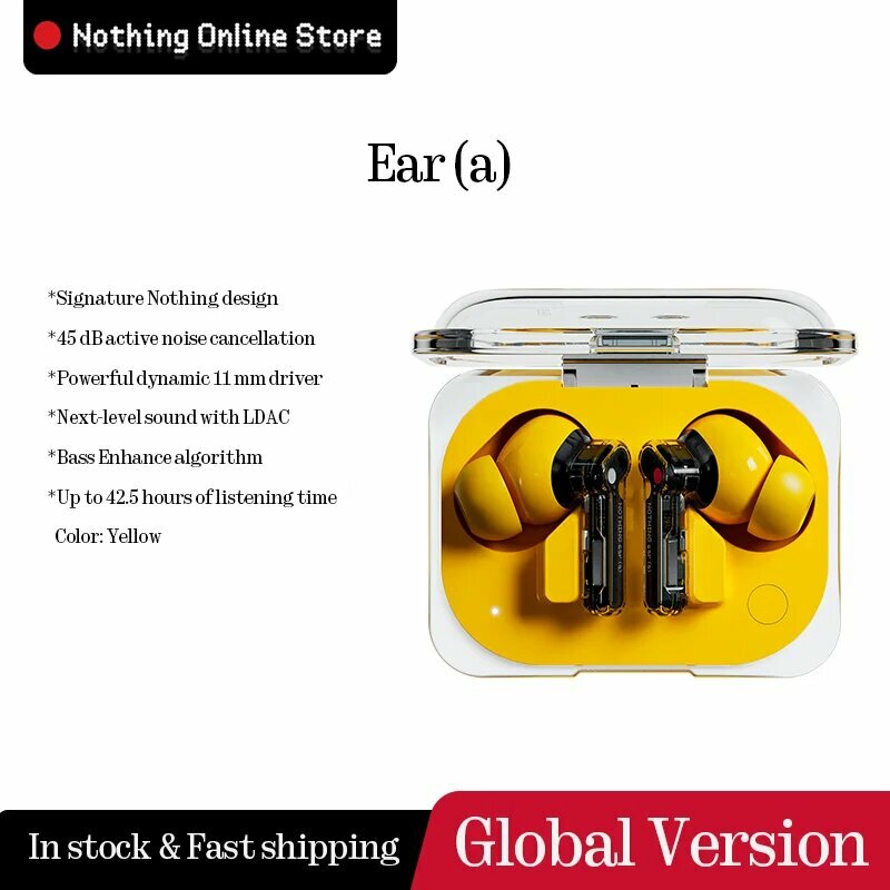 Nothing Ear (a) с шумоподавлением Желтый, Желтый, Yellow