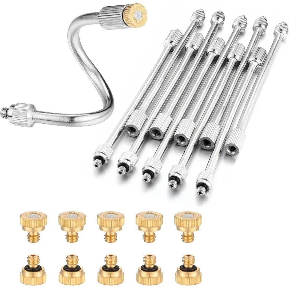 Латунные удлинители сопел для системы тумана 10pcs with nozzle