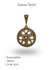 Подвеска Мастерская Алешиных, желтый