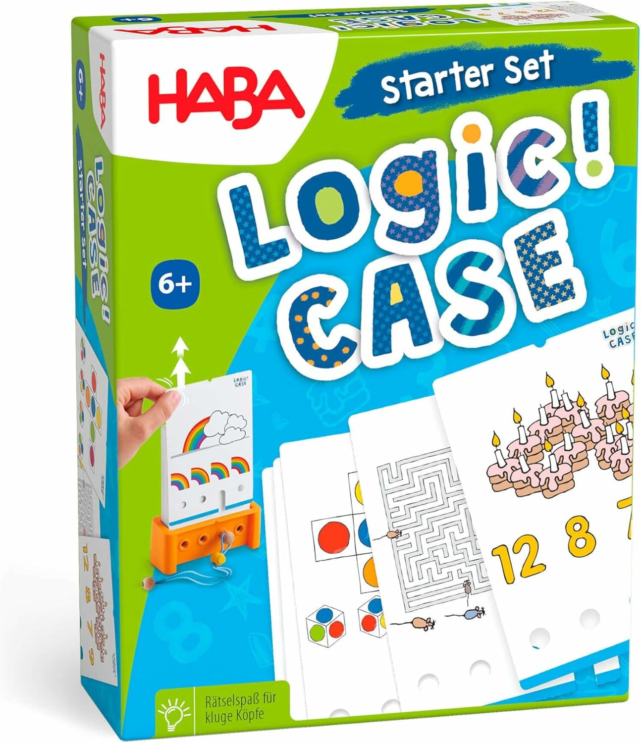 Головоломка для детей Haba - " Logic! CASE Starter Set 6+" логическая игра - 306121