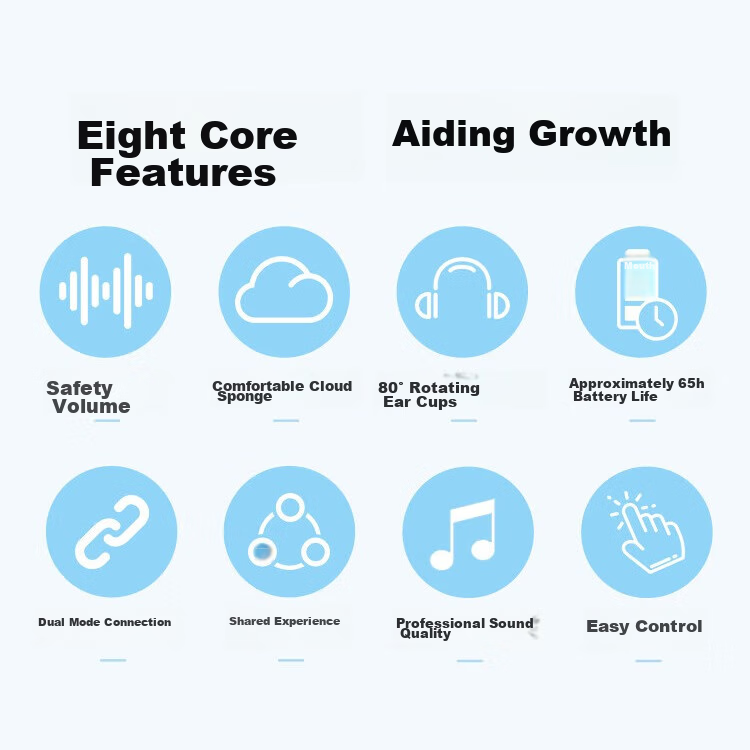 JLab Jbuddies Studio 2 беспроводные наушники для детей Bluetooth - учеба и музыка, тихая синяя Цвет：Детские учебные