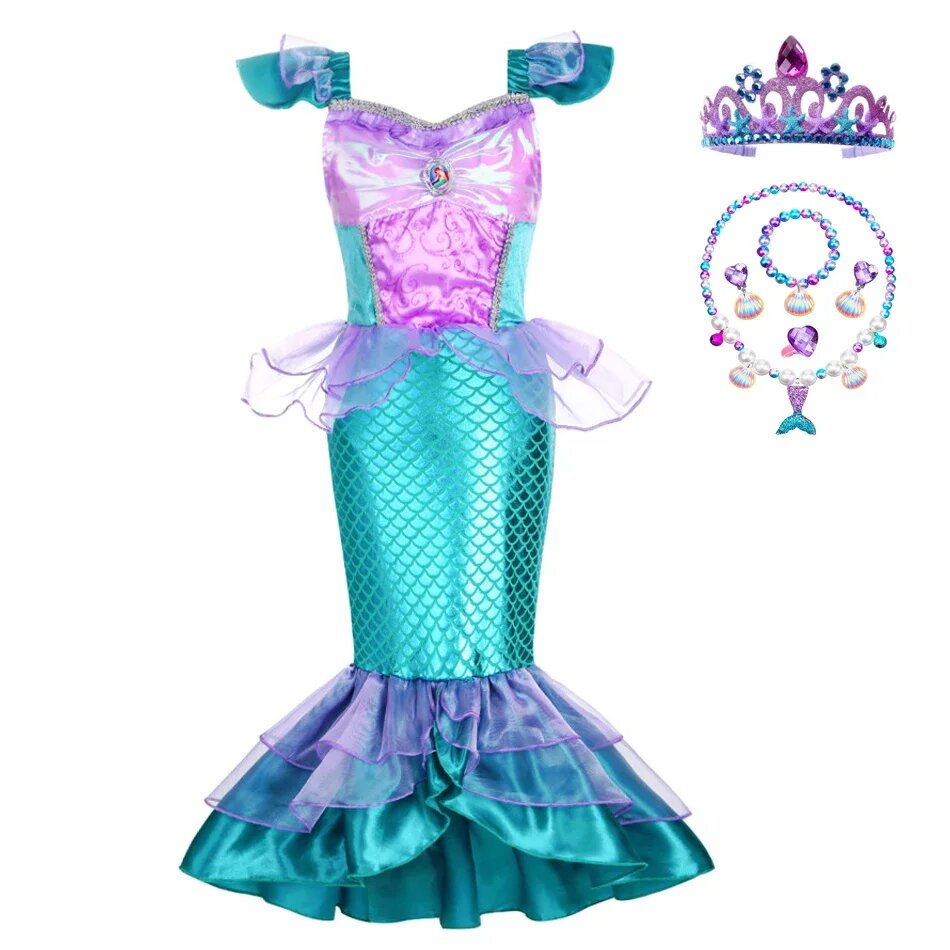 Платье-русалка для девочки 7-8T (Tag 140), Dress6