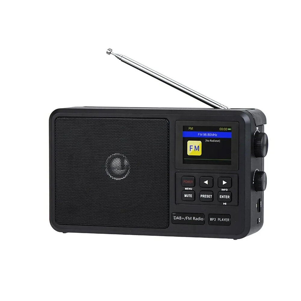 Интернет радиоприемник HRD CS806 (тысячи интернет радио станций, WiFi, FM, DAB, Bluetooth, USB, TFCard)