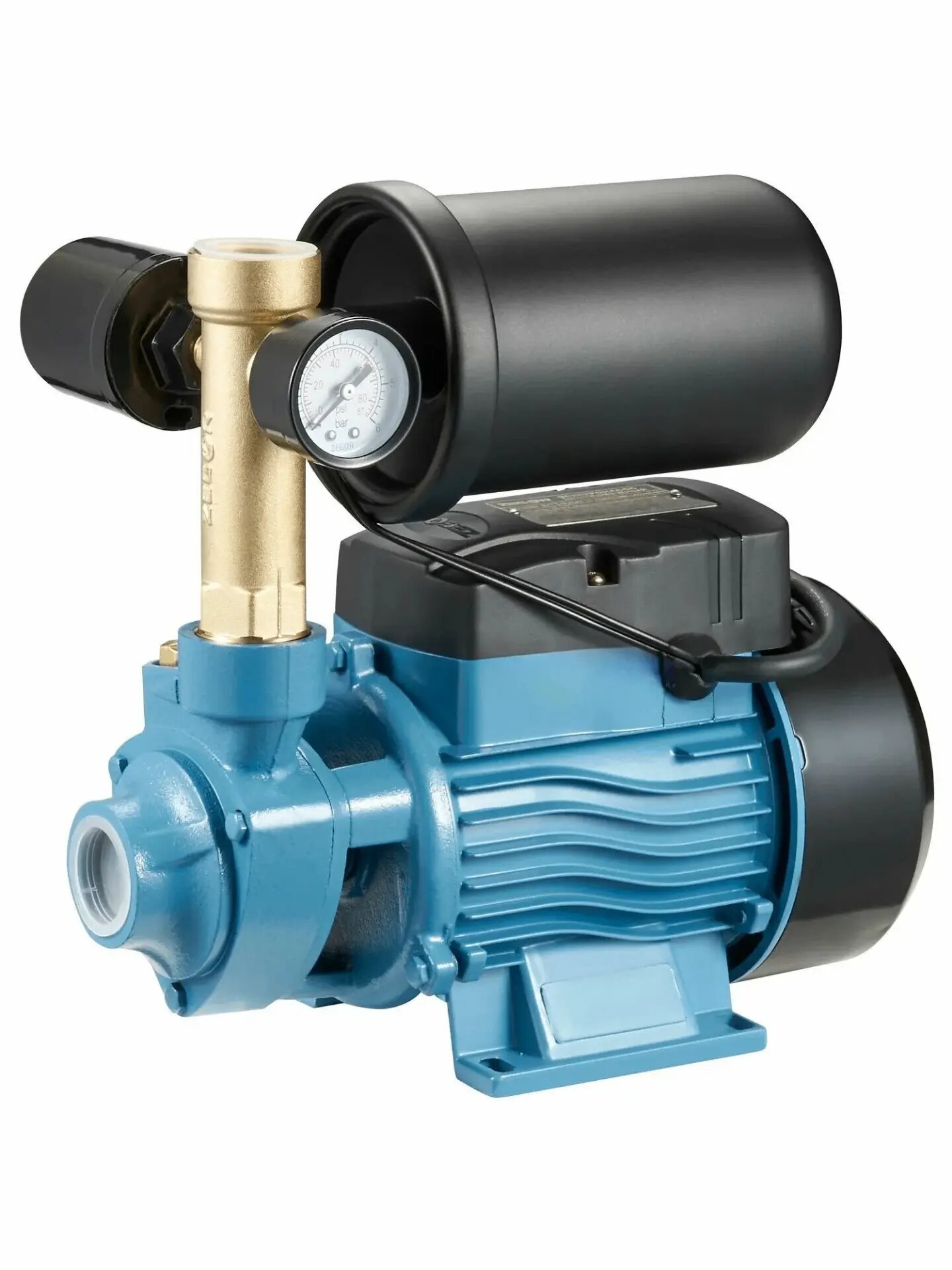 Автоматическая насосная станция ZEGOR AUQB60-2VT 370 Вт с гидробаком 2 л для водоснабжения дома, дачи и полива.