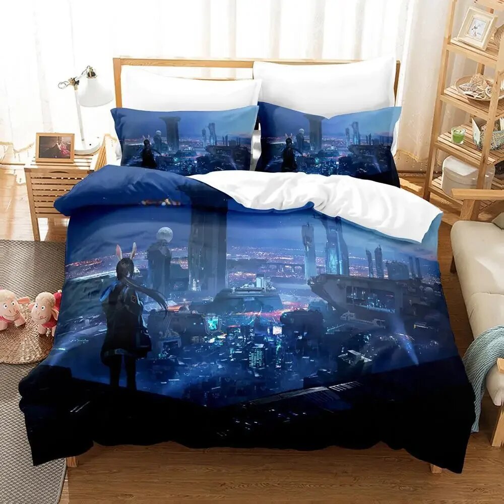 Комплект постельного белья Arknights, 140x200 см, 3 pcs, цвет 4