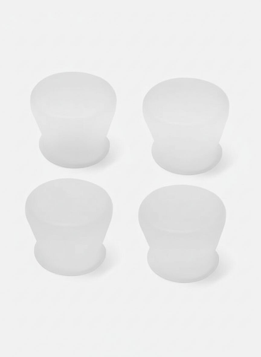 Накладка мебельная, круглая, d-35-40 мм, 4 шт Тундра