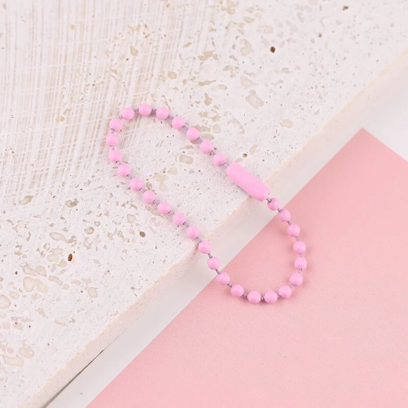 Набор цепочек из бисера для украшений 20 шт Розовый, Pink