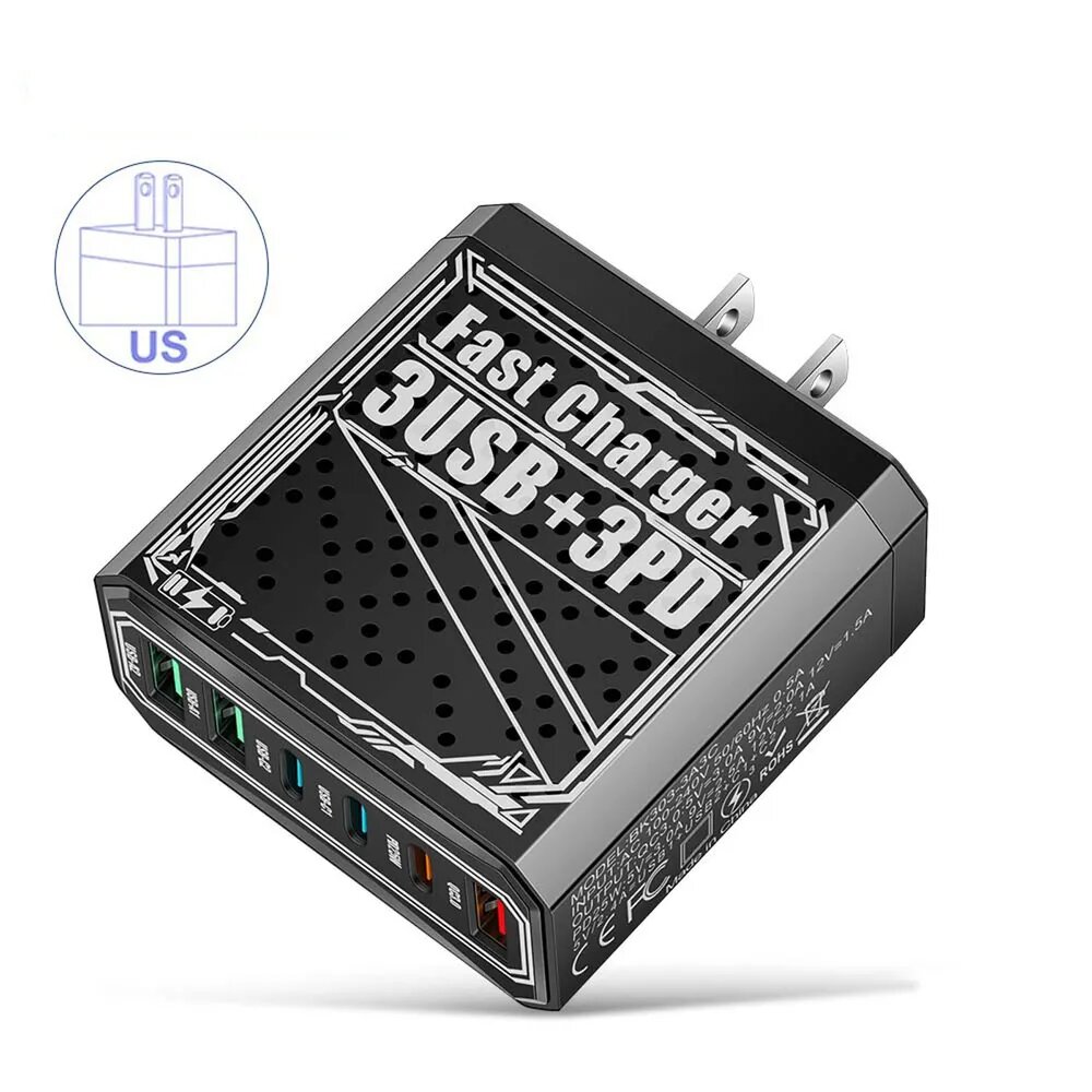 30-ваттный USB-C для настольных компьютеров с технической быстрой зарядкой для мобильных устройств