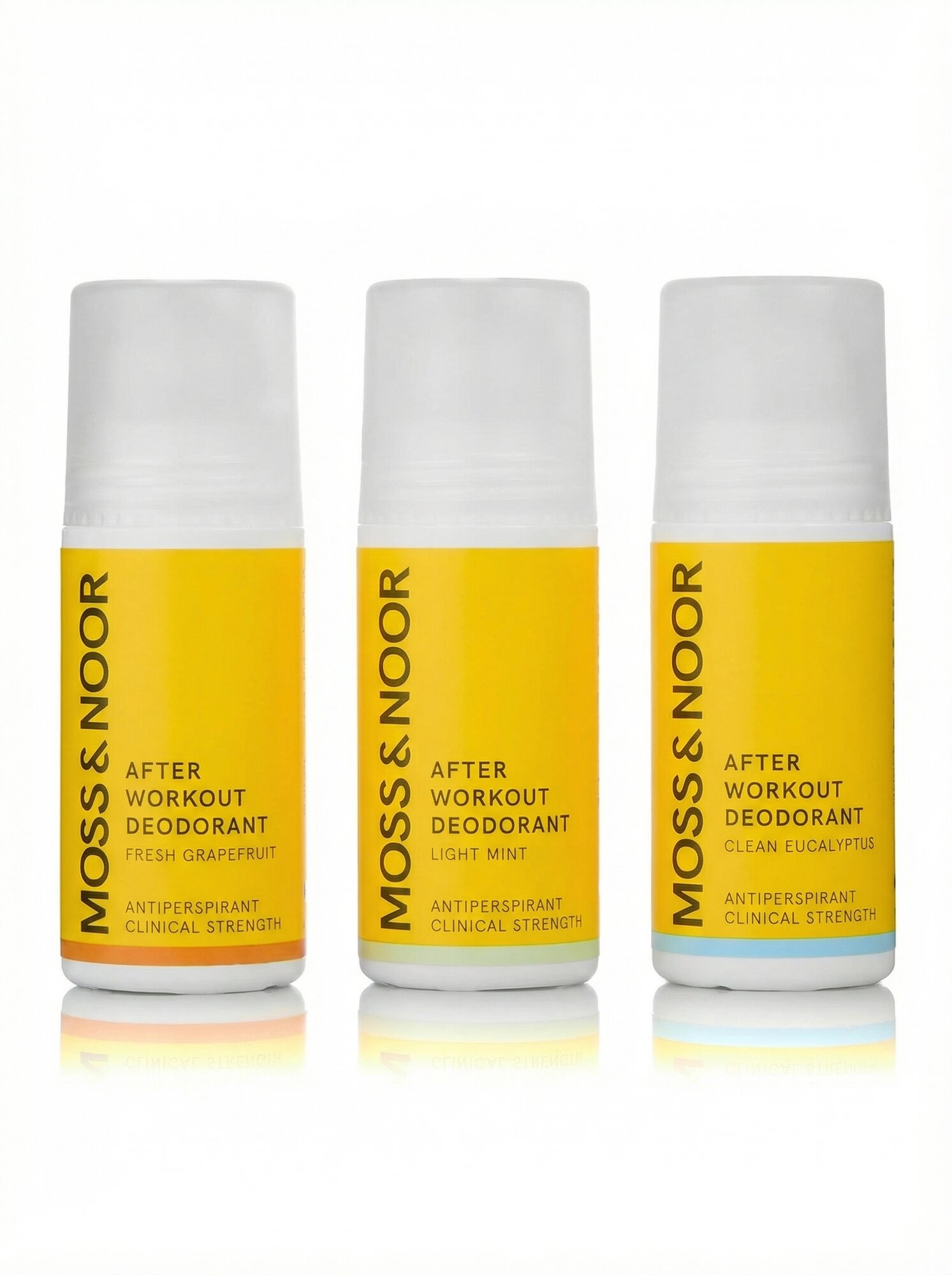 Набор дезодорантов MOSS&NOOR After Workout Deodorant, для всех типов кожи