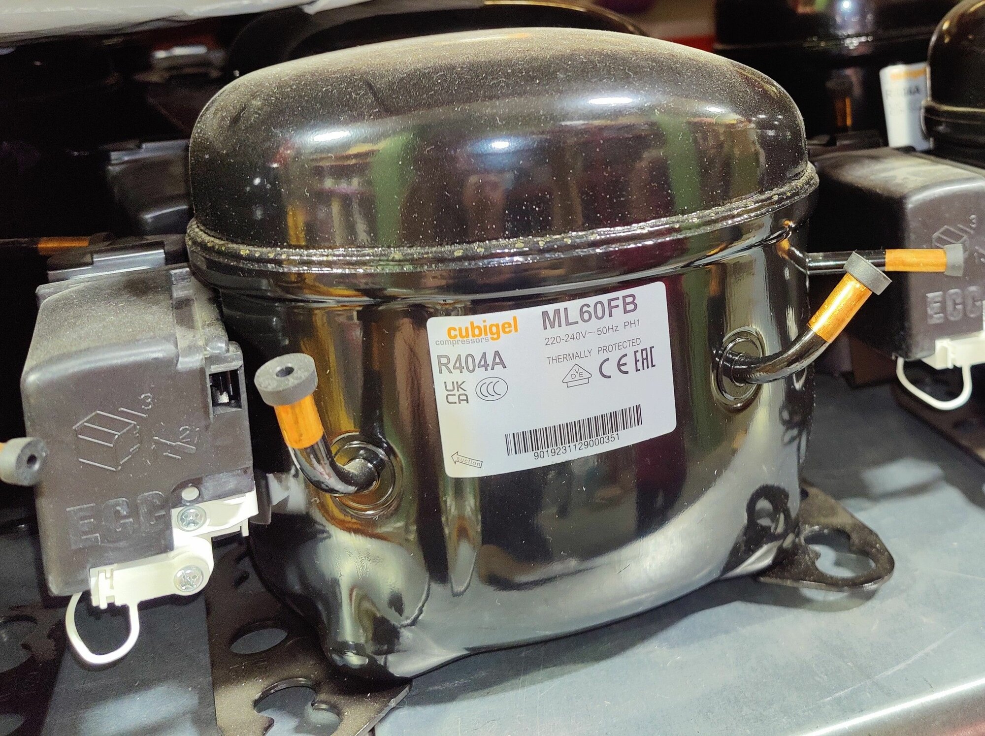Компрессор ML 60 FB R404A CUBIGEL 274Вт LBP