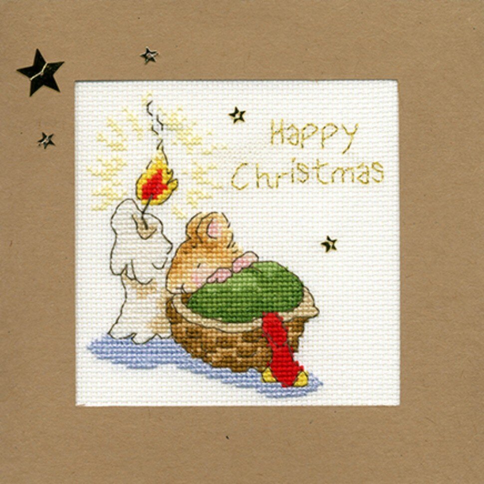 Набор для вышивания Bothy Threads #XMAS19 First Christmas (Первое Рождество), Счетный крест, 10 х 10 см