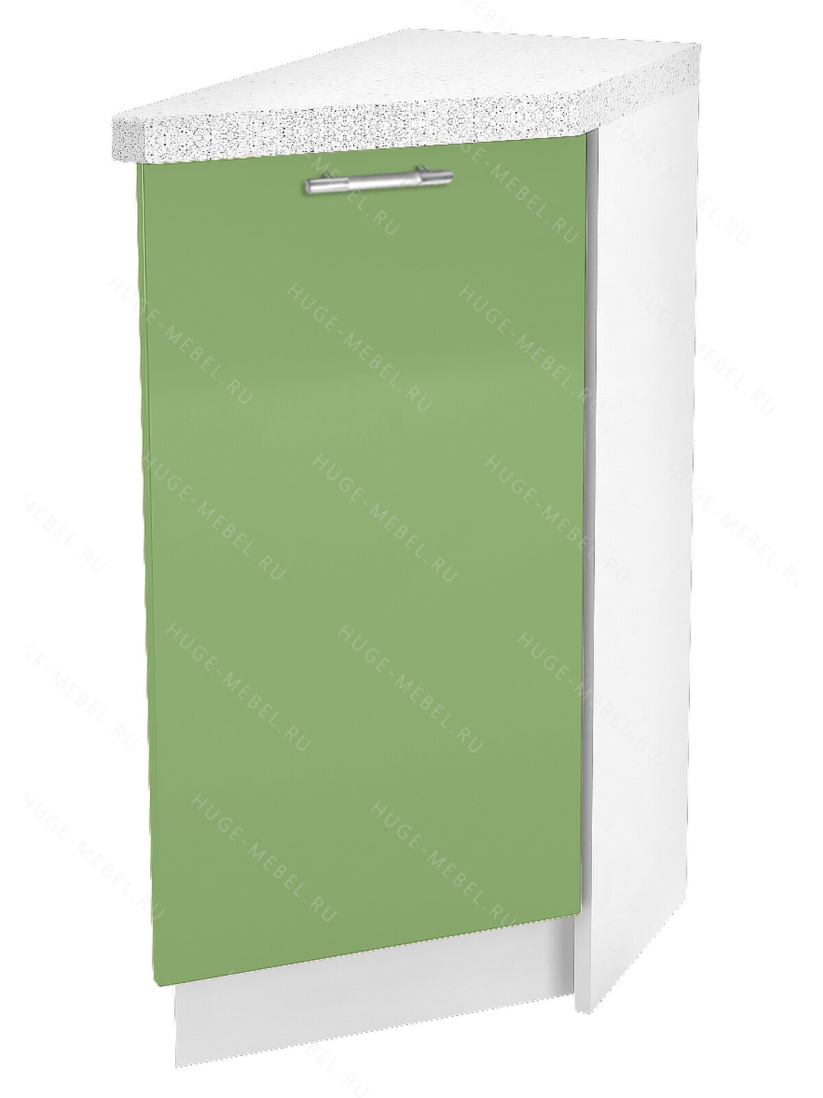 Шкаф кухонный нижний торцевой 300 Ксения (олива) Huge Mebel. Ширина 300 Высота 840. Модули кухонные нижние