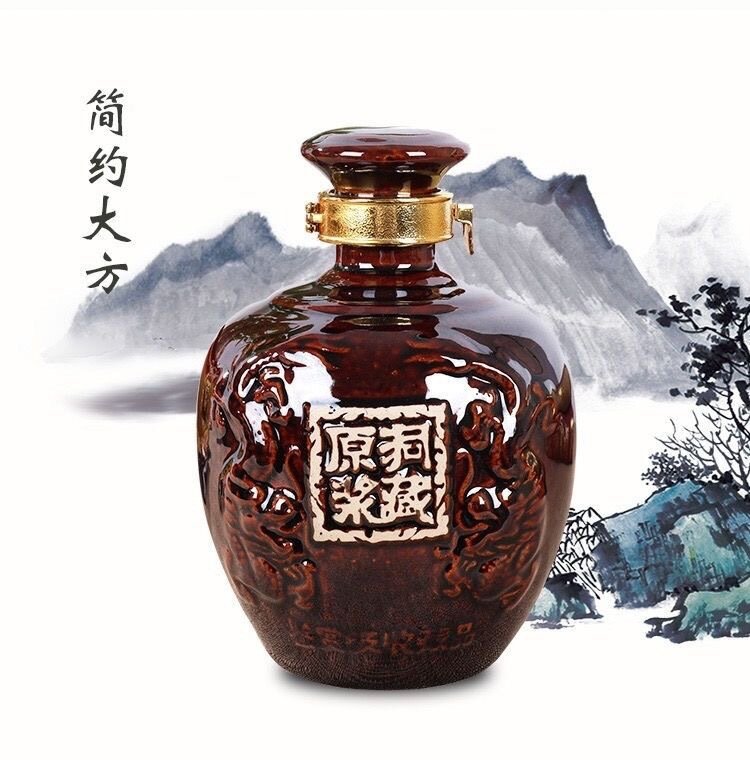 Поставка от производителя: керамическая бутылка для вина, оригинальная бутылка для хранения алкоголя, пустая бутылка для вина, винный кувшин 1 цзинь, 2 цзинь, 3 цзинь, 2.5kg 5kg домашний винный кувшин.