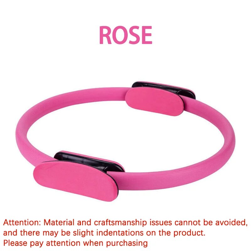 Розовое кольцо для йоги и пилатеса Rose Red