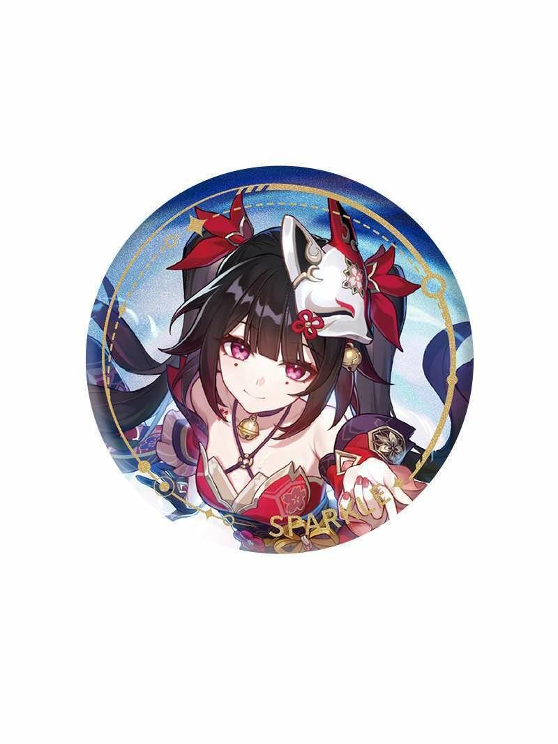 Значок miHoYo "The Harmony Path Sparkle", металл, диаметр 7,5 см