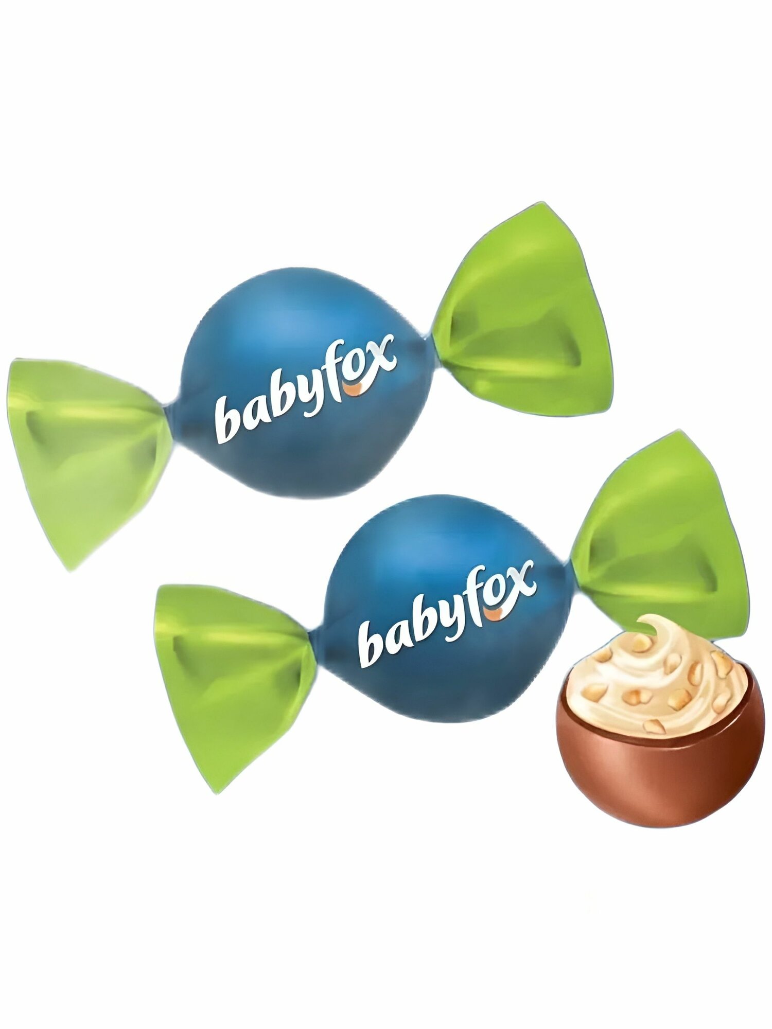 BabyFox , конфеты шоколадные Galaxy sphere с фундуком, 500 гр