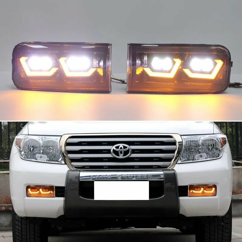 Фары автомобильные, 2 шт, арт. Toyota Land Cruiser 200 2008-2011