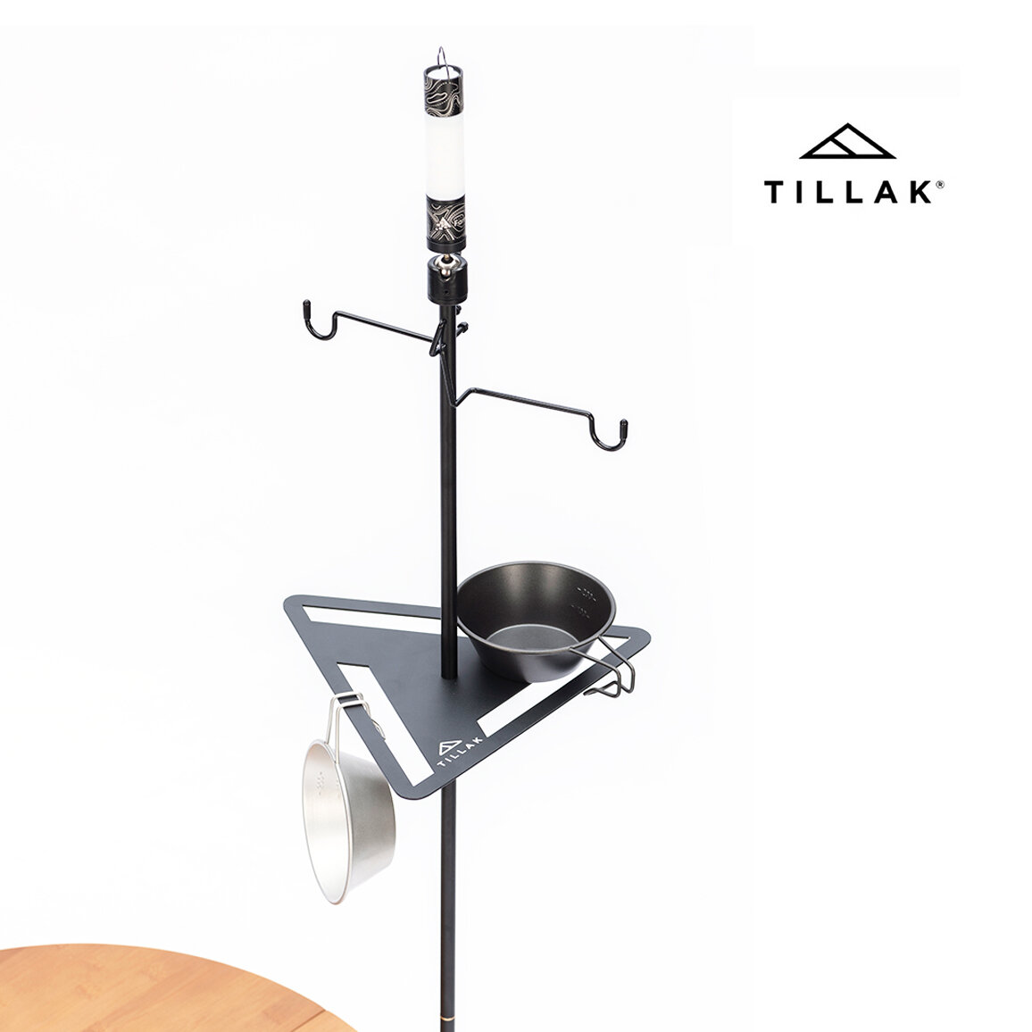 Tillak черная легкая мини-наружная штативная подставка для лампы без треугольной пластины