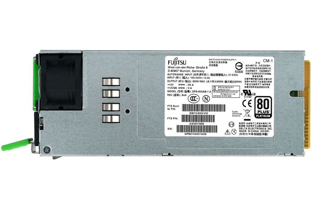 Резервный Блок Питания Fujitsu DPS-800AB-1 800W