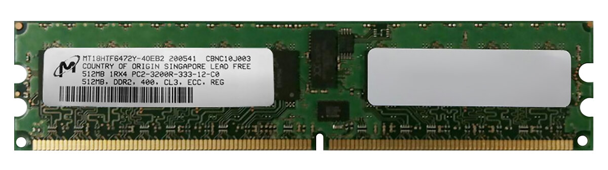 Оперативная память Micron MT18HTF6472Y-40EB2 DDRII 512Mb