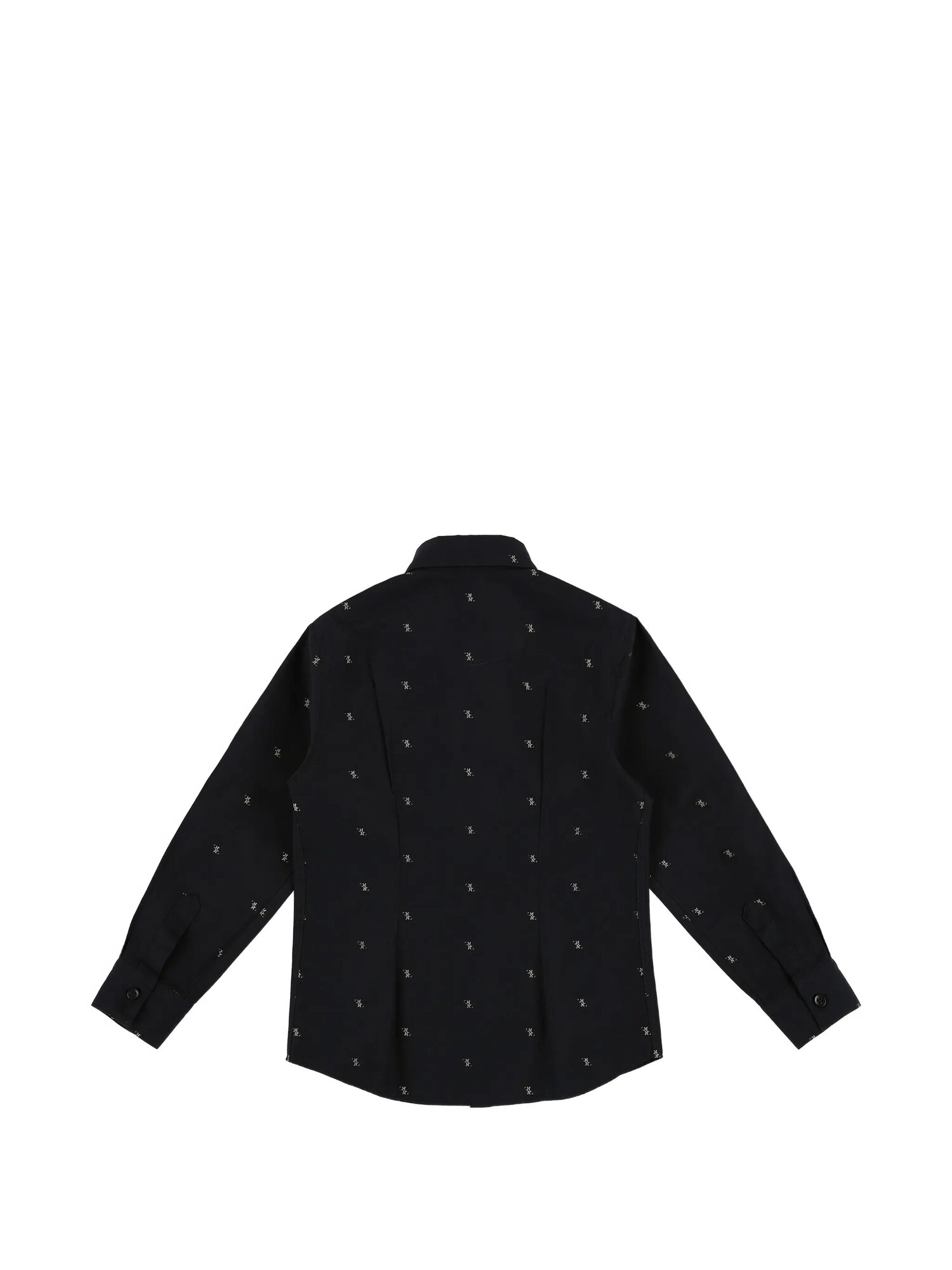Рубашка Billionaire Logo-jacquard shirt, размер 6 лет, черный — фото 1