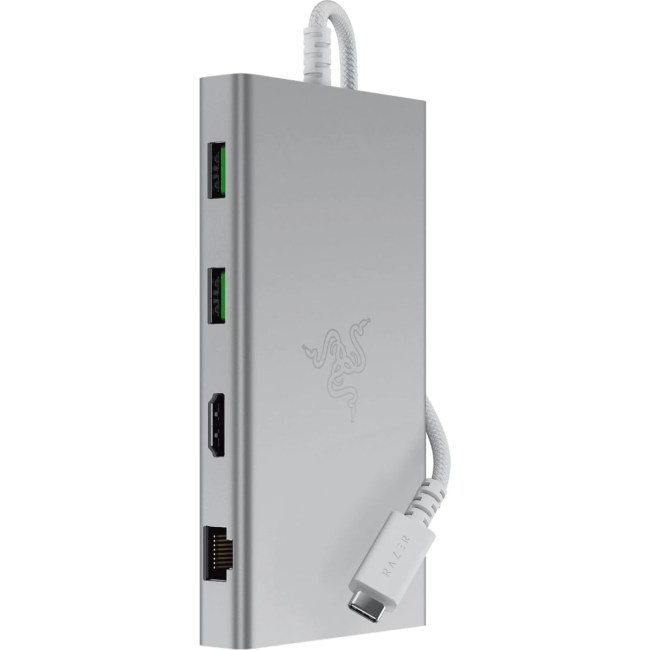 Razer RC21-02250200-R3M1 Док-станция Razer USB-C Dock - Mercury White/ Razer USB-C Dock - Mercury White