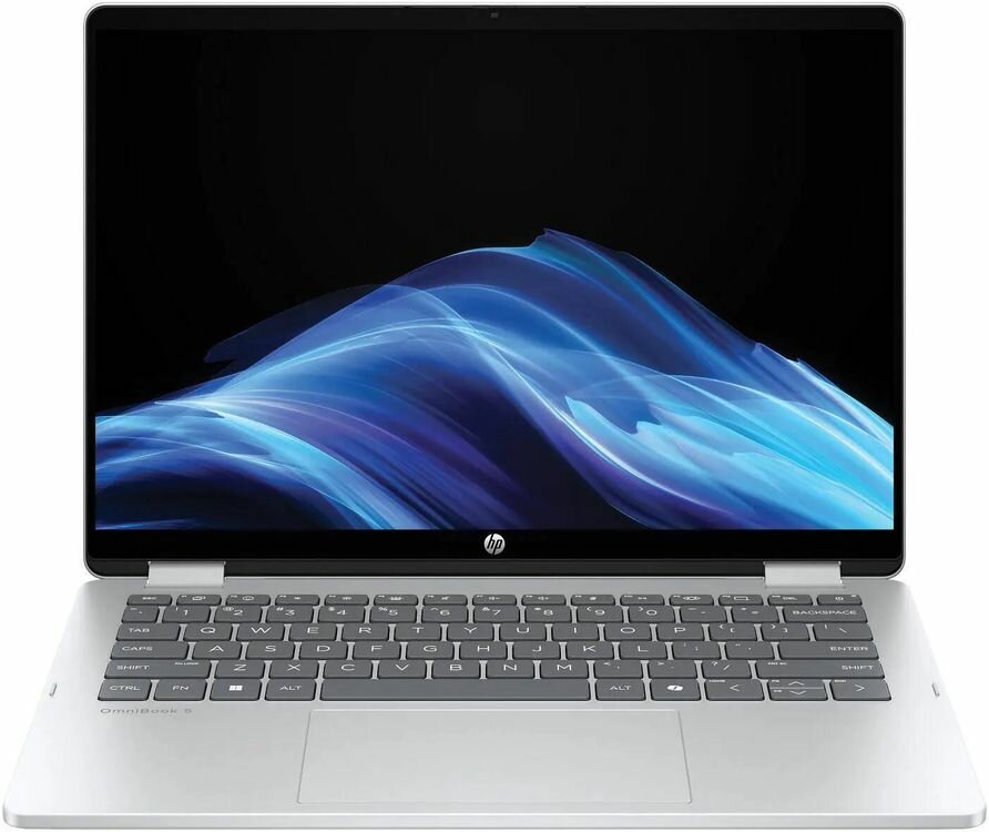 Ноутбук HP OmniBook 5 Flip 14-fp0023dx, 14", трансформер, i7 150U, 16ГБ, 512ГБ SSD, Win11Home, серебристый B86Q7UA