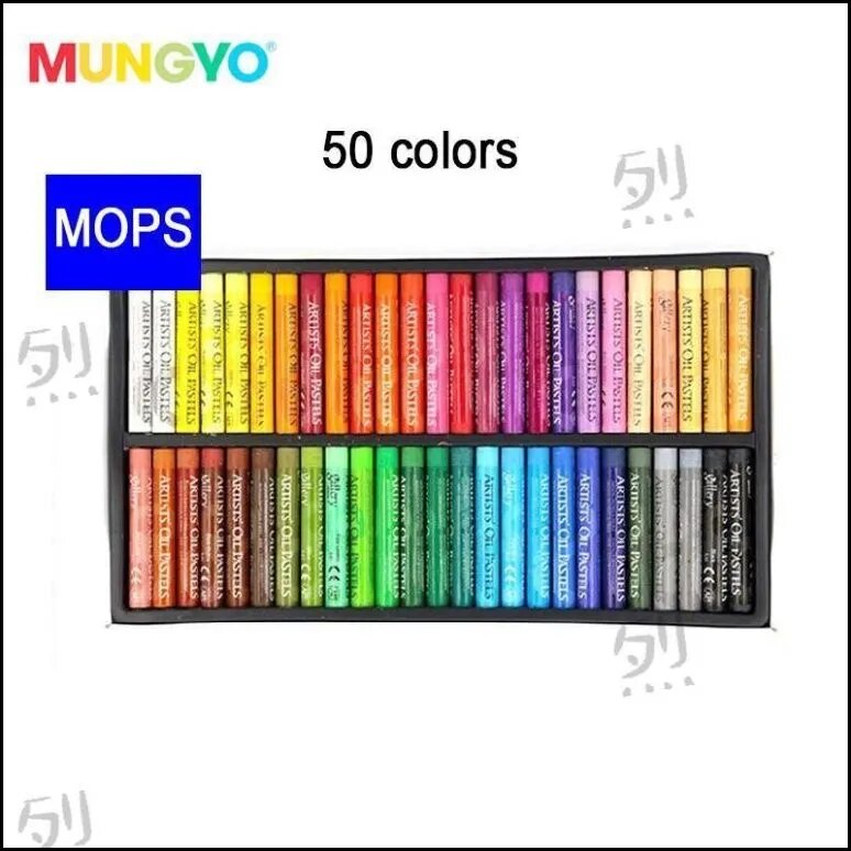 Пастель масляная Mungyo Gallery MOPS-50, 50 цветов, 327 г, для художников, Китай