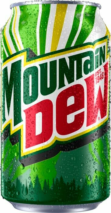 Газированный напиток Mountain Dew Original USA 355мл