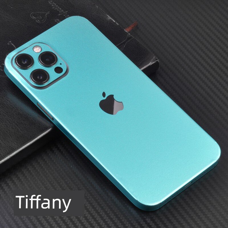 Набор прозрачных пленок для iPhone 17 Pro, тиффани-синий, 2 шт. с прозрачным чехлом