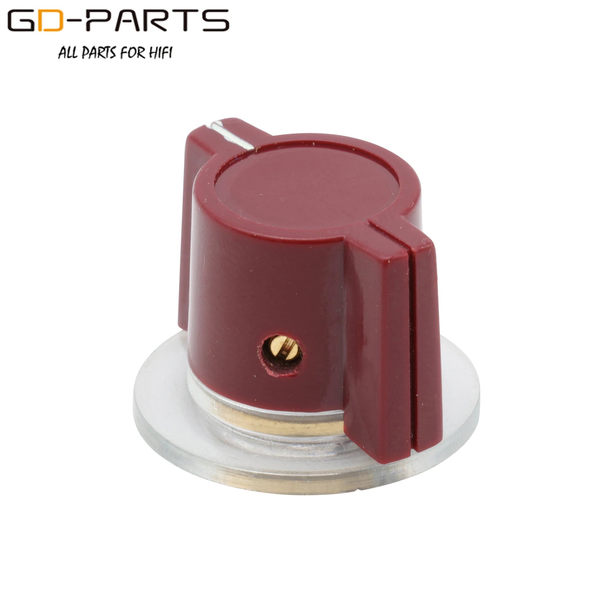 Бордовые ручки для Hi-Fi усилителя GD-PARTS